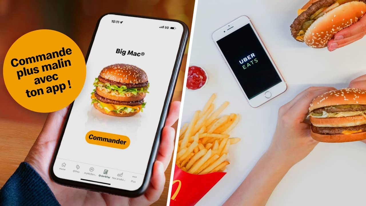 Livraison McDonald's via l'app McDo+ ou Uber Eats ? Avantages et ...